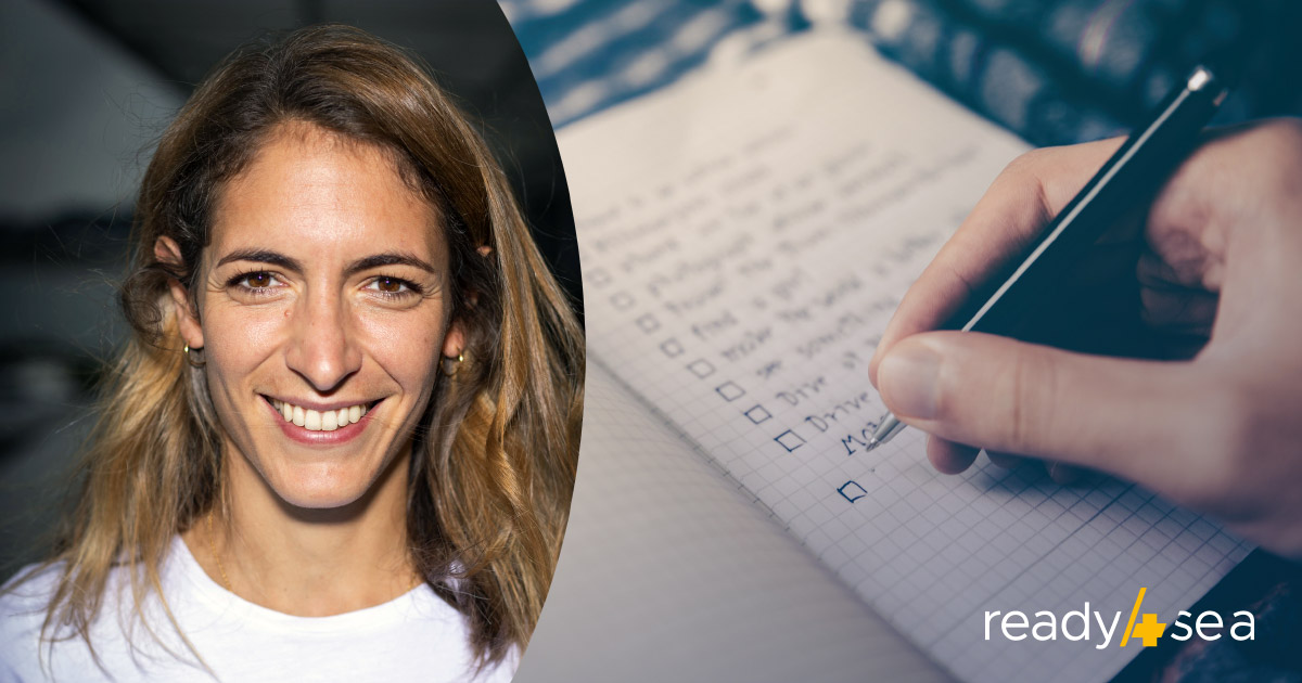 Constance, responsable logistique et opérations dans la course au large